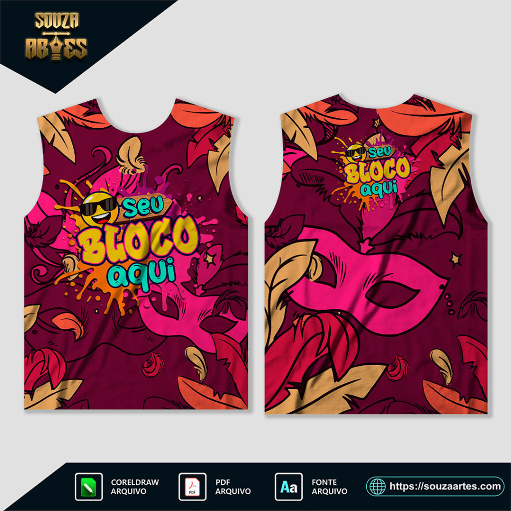 Pack 150 Artes Abadá Carnaval 2025 - Souza Artes