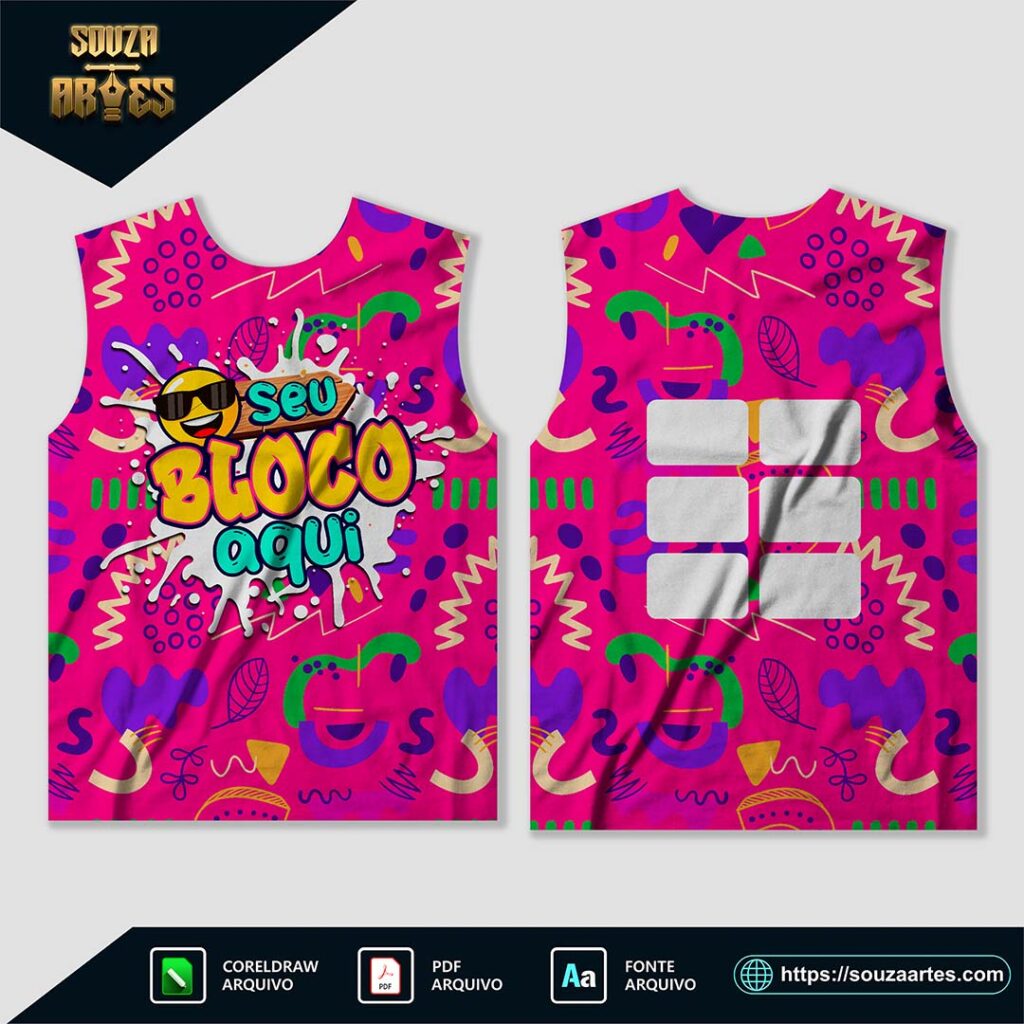 Pack 150 Artes Abadá Carnaval 2025 - Souza Artes