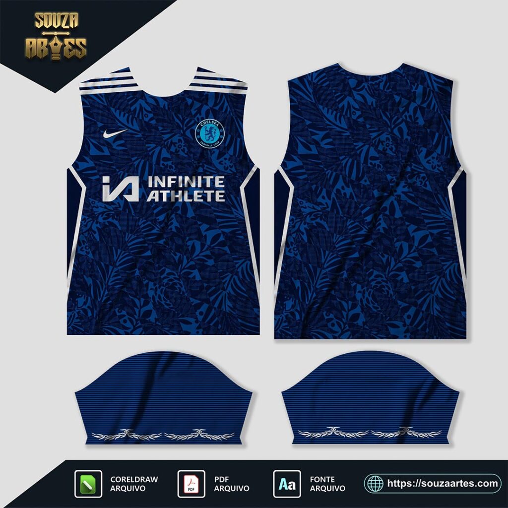 Arte Vetor Camisa Chelsea 2025 Conceito - Souza Artes